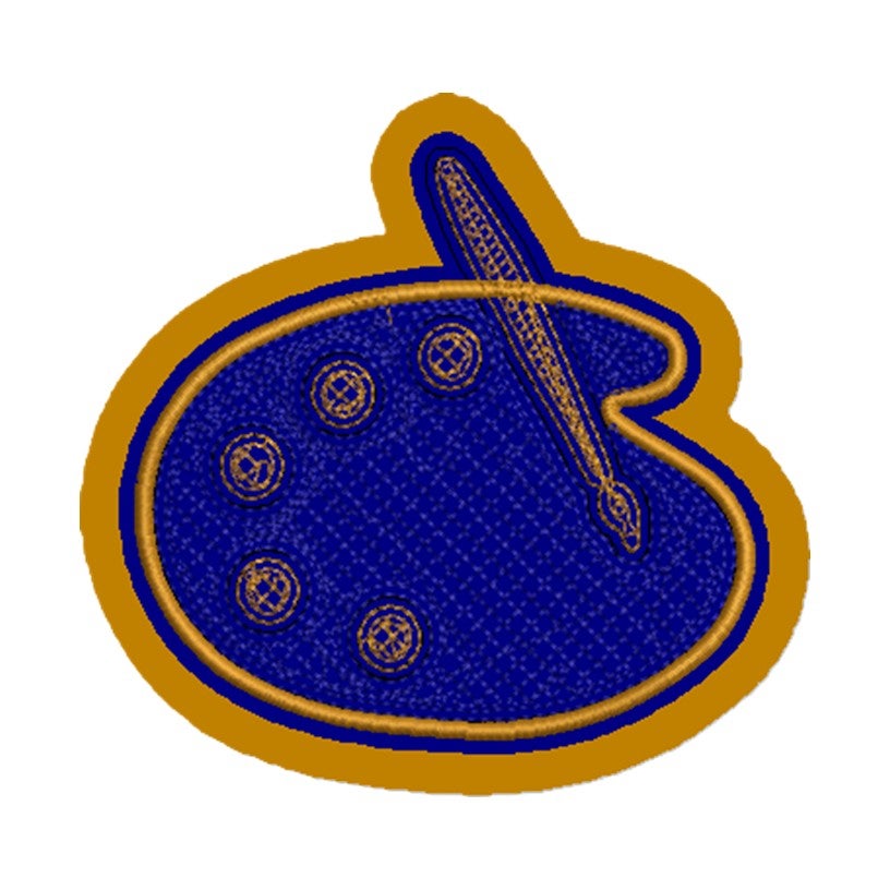 Painter Pallete Patch | Varsity Jackets and Patches